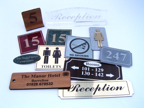 1.5mm laminated signs - sjslaser